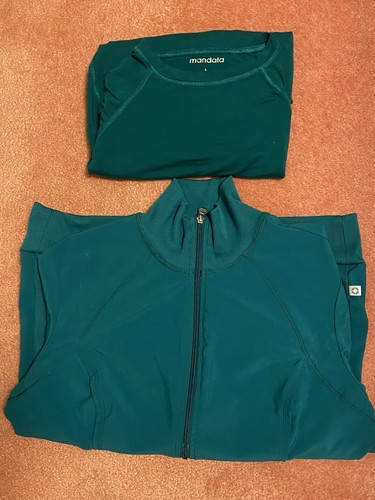 Cherokee Infinity scrub jacket and Mandala under scrub size L | eBay