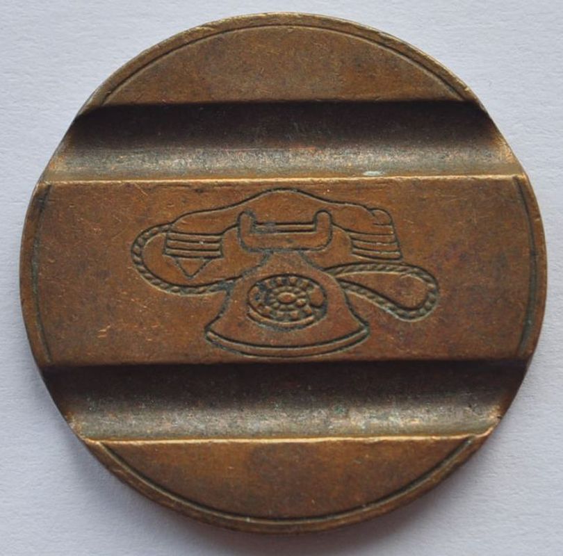 1970s Italy Street Phone Jetton Token GETTONE TELEFONICO | eBay