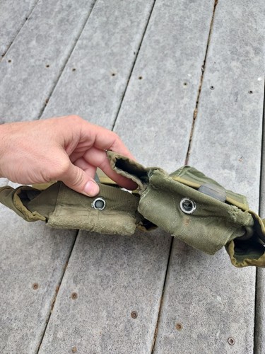 2 US Military ALICE LC1 LC2 Triple Mag Pouch 30 RD Small Arms ...