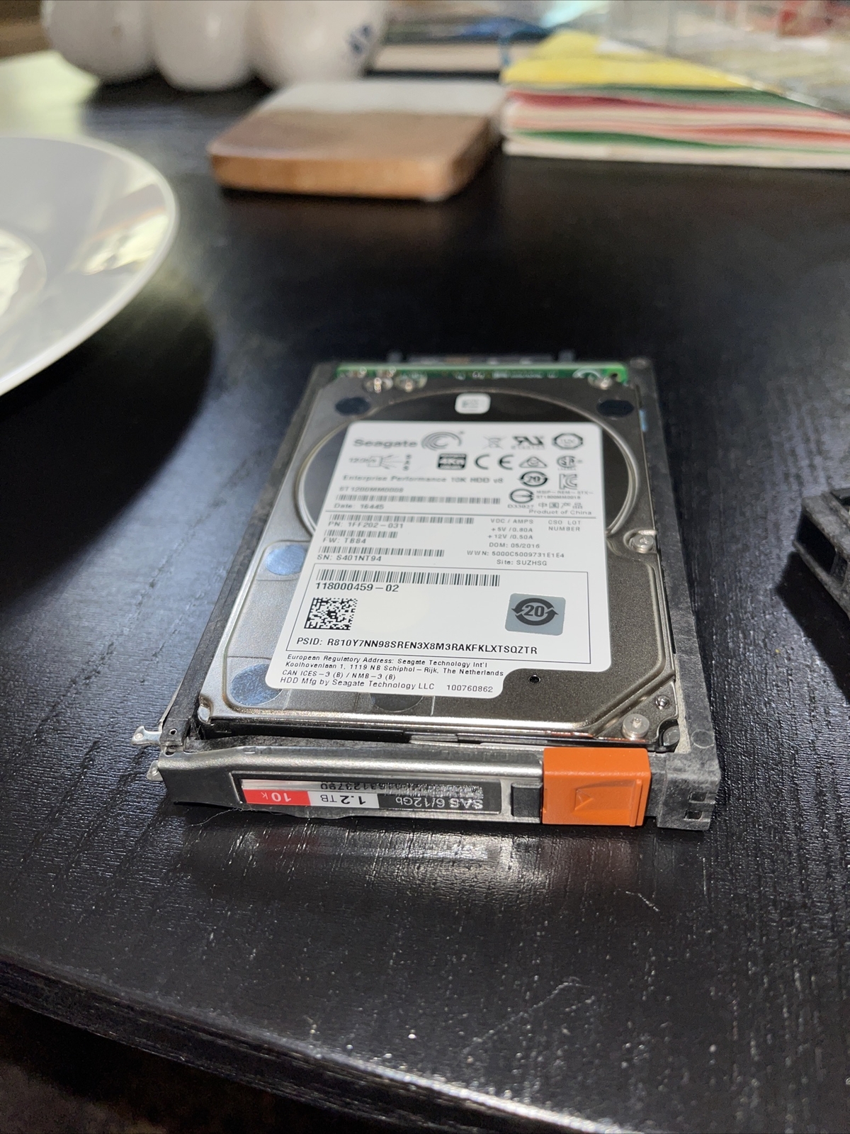005051632 EMC 1.2TB 10K SAS 12G 2.5'' Hard Drive ST1200MM0008 ***Pulled ...