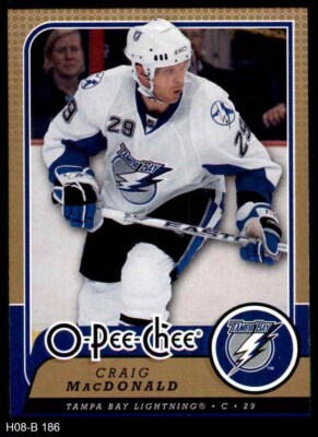 2008 O-Pee-Chee #186 Craig MacDonald Lightning 8 - NM/MT | eBay