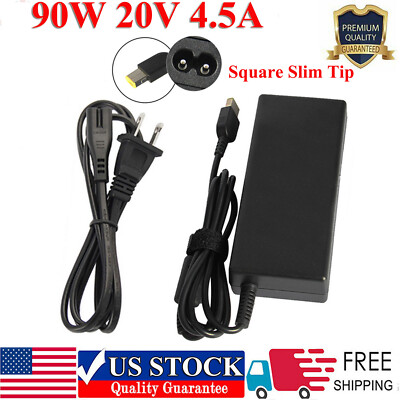 90W For Lenovo ThinkPad T470p T470s T540p T550 T560 AC Power Adapter ...