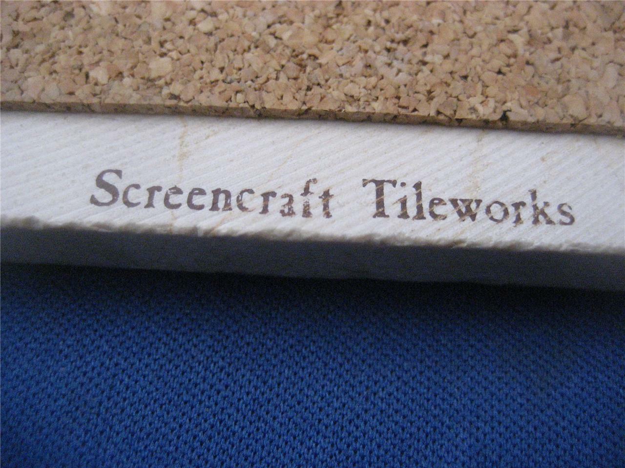 Mermaids Seatails Coasters 4 Screencraft Tileworks 4 x 4 Ocean Rocks ...