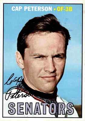 1967 Topps Cap Peterson #387 - Washington Senators | eBay