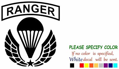US Army Ranger Airborne Vinyl Decal Sticker Car Window Bumper Wall ...