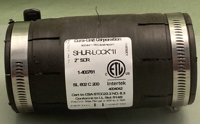 NEW DURA-LINE 1-400761 2.00” Shur-Lock II Coupler SDR 2.375 | eBay