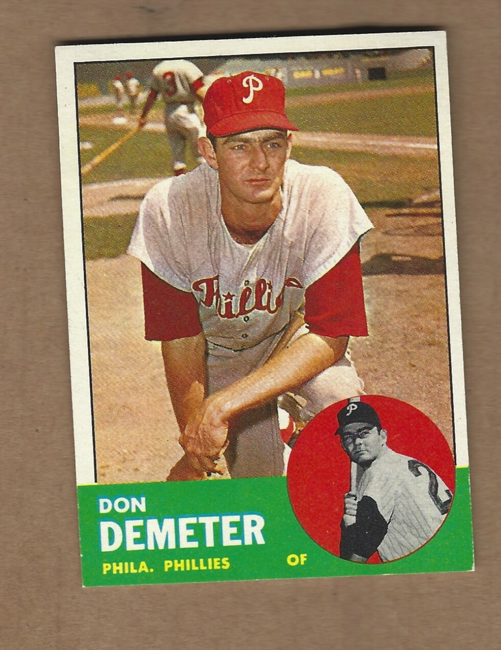 1963 TOPPS DON DEMETER # 268 NEAR MINT + | eBay