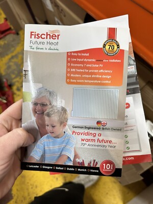Fischer Future Heat Electric Radiator c/w Thermostatic Control | eBay UK