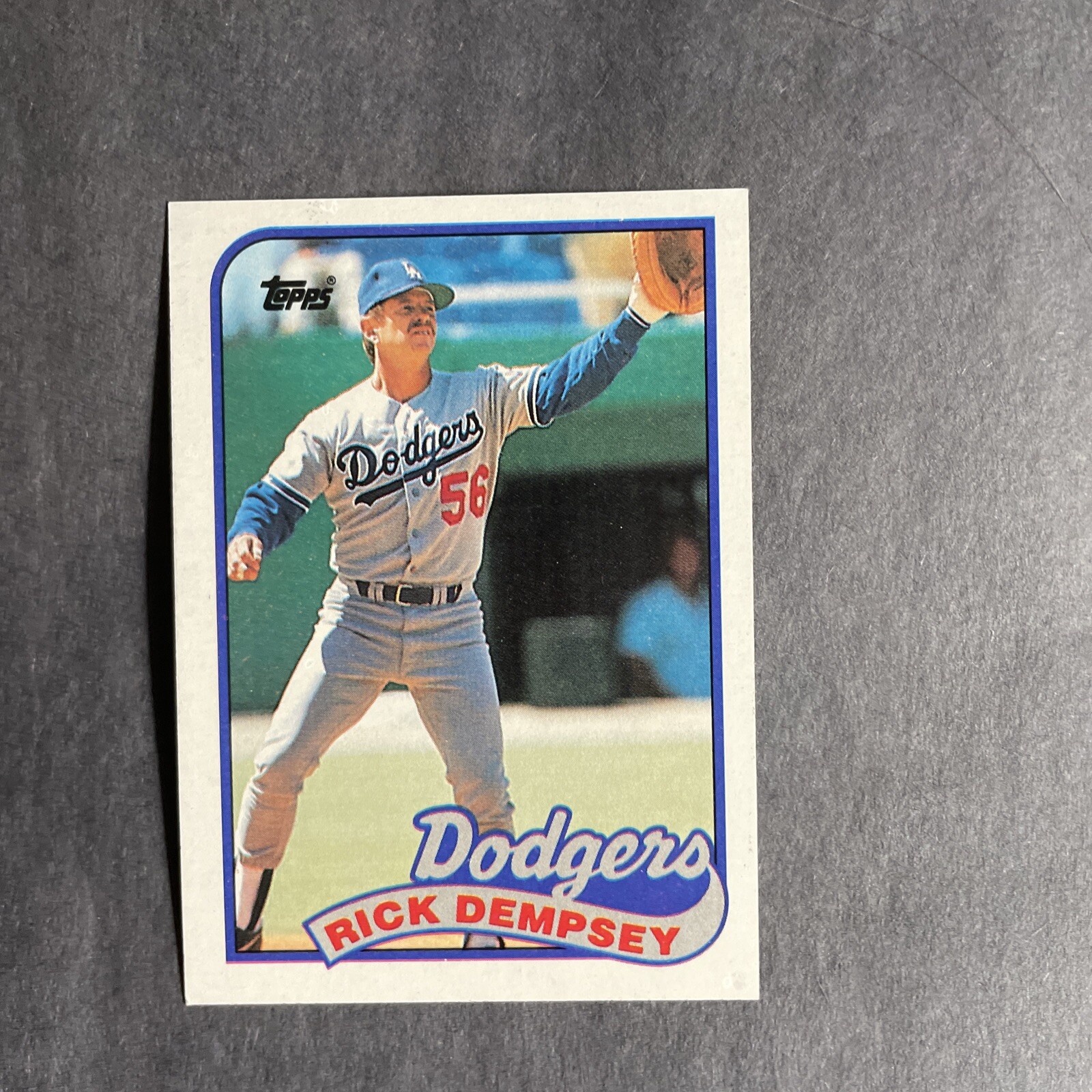 1989 Topps Rick Dempsey #606 Los Angeles Dodgers | eBay