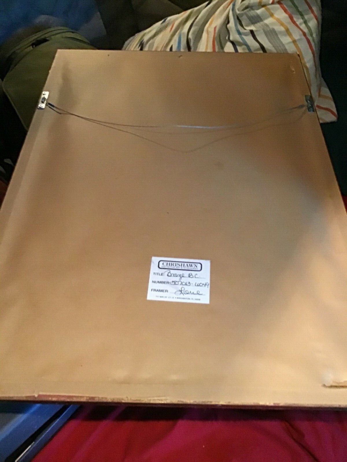 Chrishawn Framed Art “Bong B.C” 19.5” x 27.5 “ Japanese Art. Very Good ...