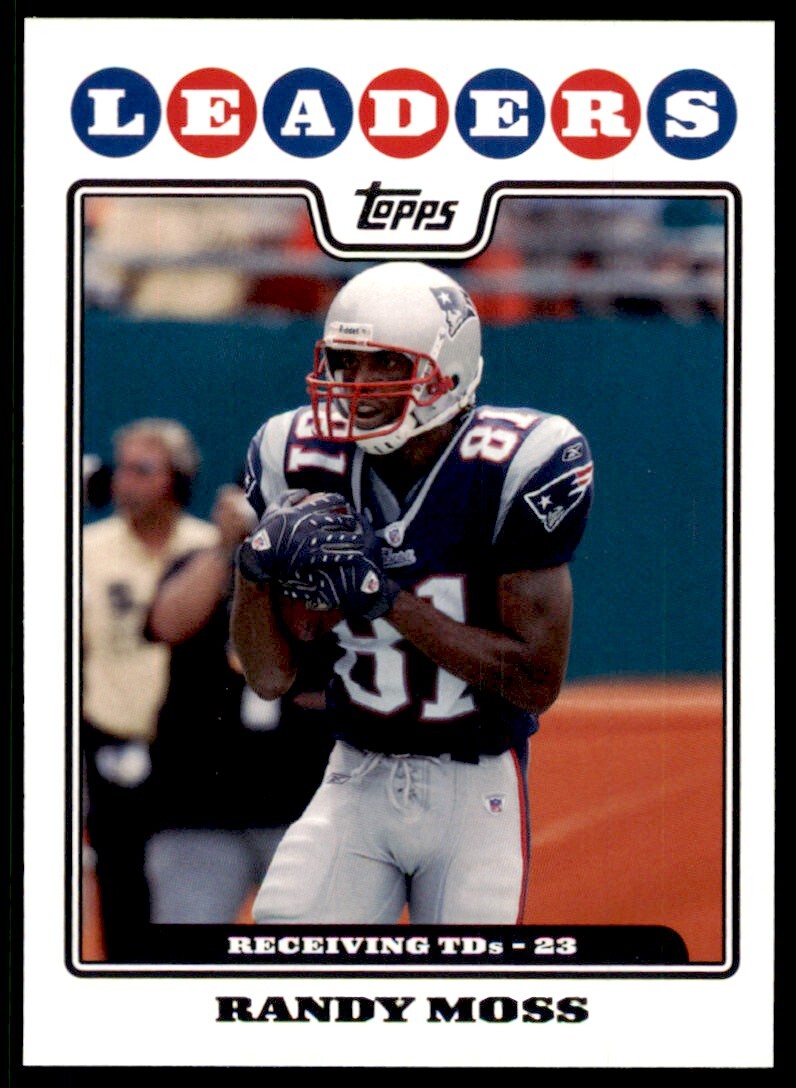 2008 TOPPS RANDY MOSS NEW ENGLAND PATRIOTS #295 | eBay