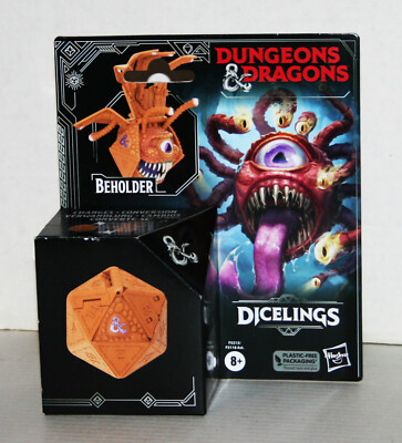Dungeons & Dragons Honor Among Thieves D&D Dicelings BEHOLDER Orange ...