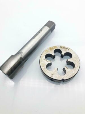 1set HSS M23 x 1mm Tap & M23 x 1mm Die Metric Thread Right Hand ...