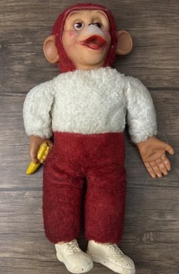 Vintage Rare Red Howdy Doody 1950s Mr Bim Zippy Chimp Monkey Doll w ...