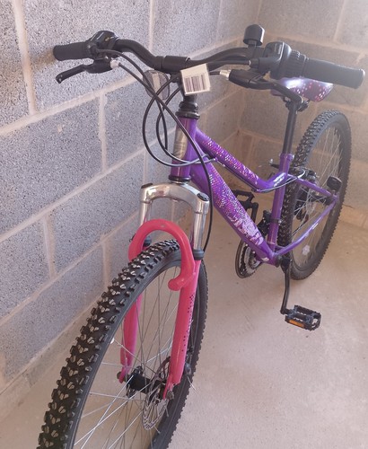 Apollo Independence Junior Girls Mountain Bike 26" Wheel, Purple Pink ...