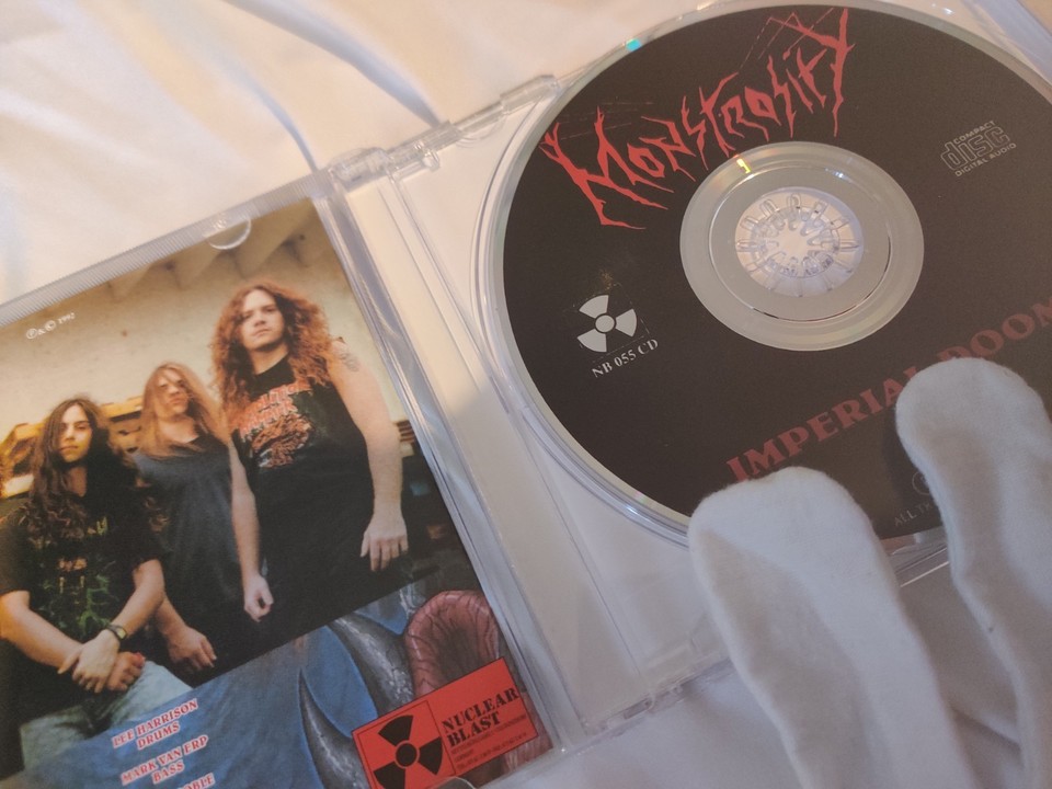 Monstrosity – Imperial Doom - Soundtrack CD 1992 Death Metal Rock Very ...