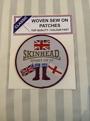 Skinhead Patch - Woven - Sew On | eBay UK