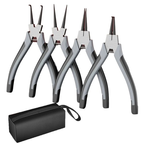 Retaining Rings Pliers Set with Comfortable Grip Handle, 4Pcs for Rings ...