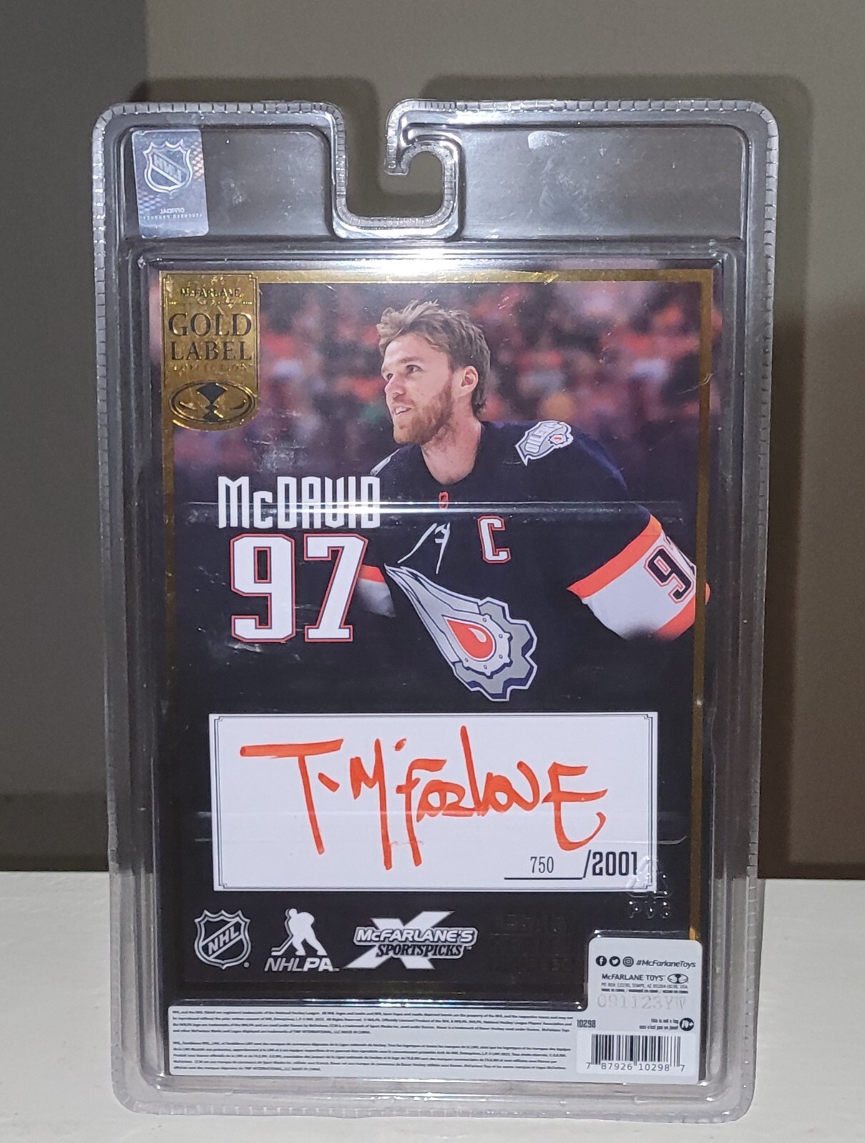 McFarlane Signed NHL Connor McDavid 97 Oilers Sportspicks Legacy Series ...