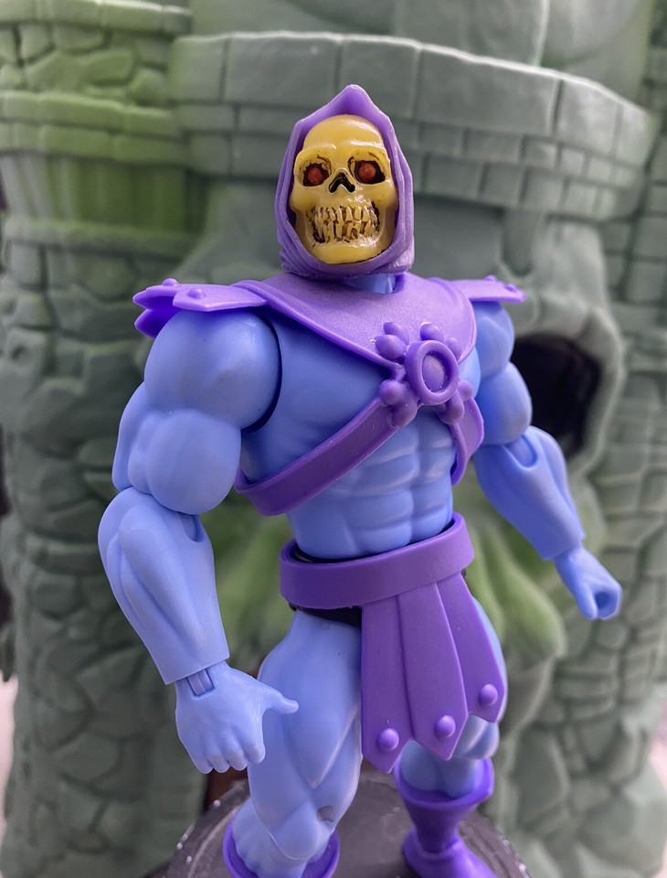 Motu Origins Custom Alcala Skeletor Head (Filmation colors) | eBay