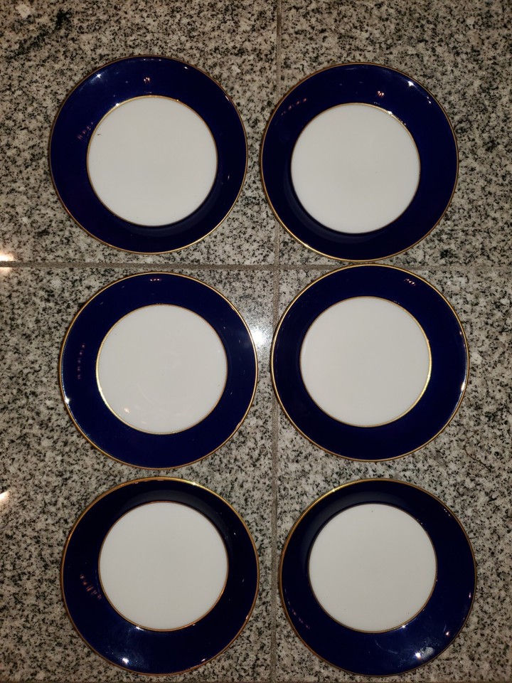 King Frederick SIGMA Cobalt Blue & Gold Coffee Tea Set Porcelain Made ...