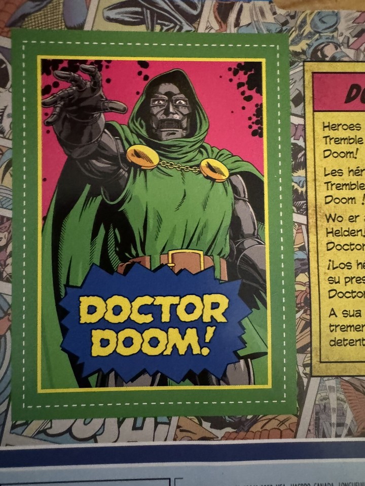 Doctor Doom Super Hero Marvel Comic Legend Toy Figure Collector Kenner ...