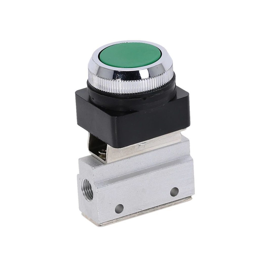 Thread Flat Push Button Pneumatic Valve Pneumatic Components Mechanical ...