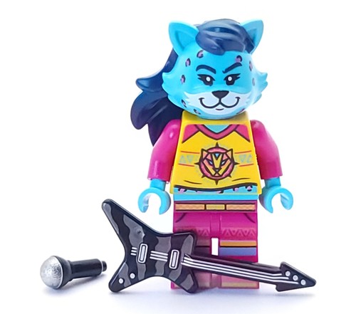 Lego Mini Figure Vidiyo Stage Leopard Guitarist Electric Guitar from ...