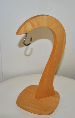 T&G Woodware Banana Hanger- 'Scimitar Tree' Wooden base & Metal Hook ...