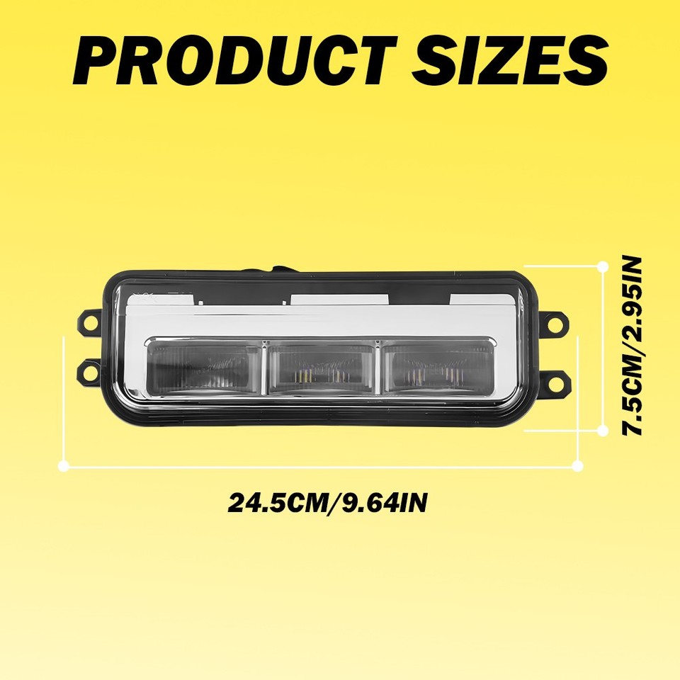 2-4PC Bumper LED Fog Lights Driving Lamps Clear For 2022-24 Toyota ...