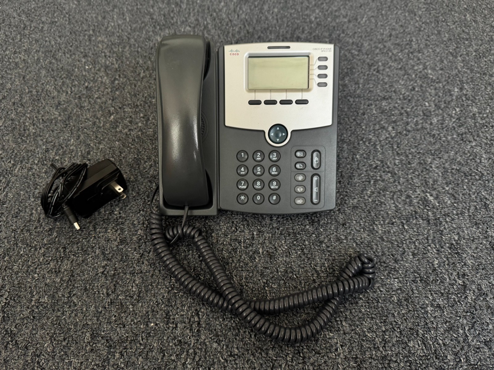 Cisco IP Phone SPA514G Grey- 4 Line IP Phone with Display, PoE and GigE ...