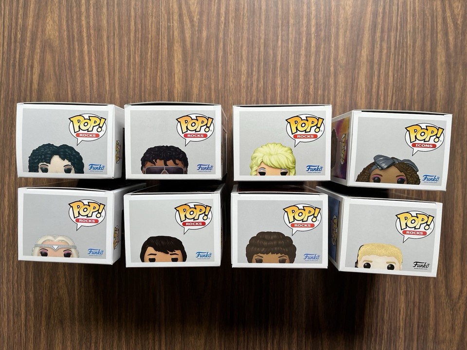 Funko Pop Lot Of 8 Music Artists - Pop Rocks! Pop Icons! | eBay