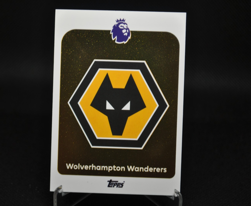 Wolverhampton Wanderers Team Badge 2025-26 Topps Premier League Soccer ...