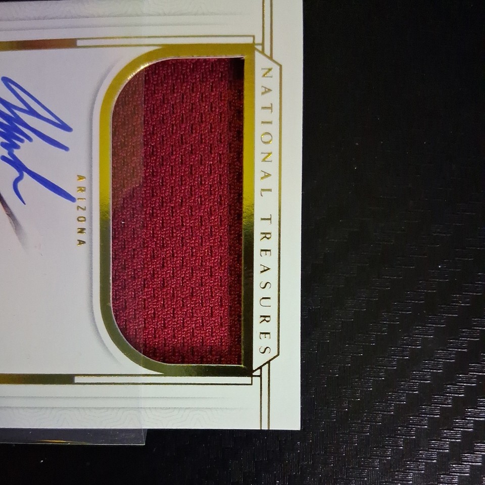 2025 National Treasures Jordan Lawlar Player’s Jumbo Patch Auto /49 ...