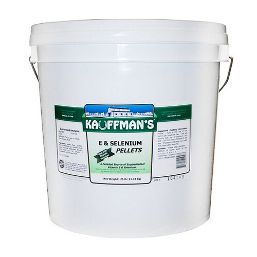 Vitamin E & Selenium Equine Supplement Pellets 25 Lbs By Kauffmans ...