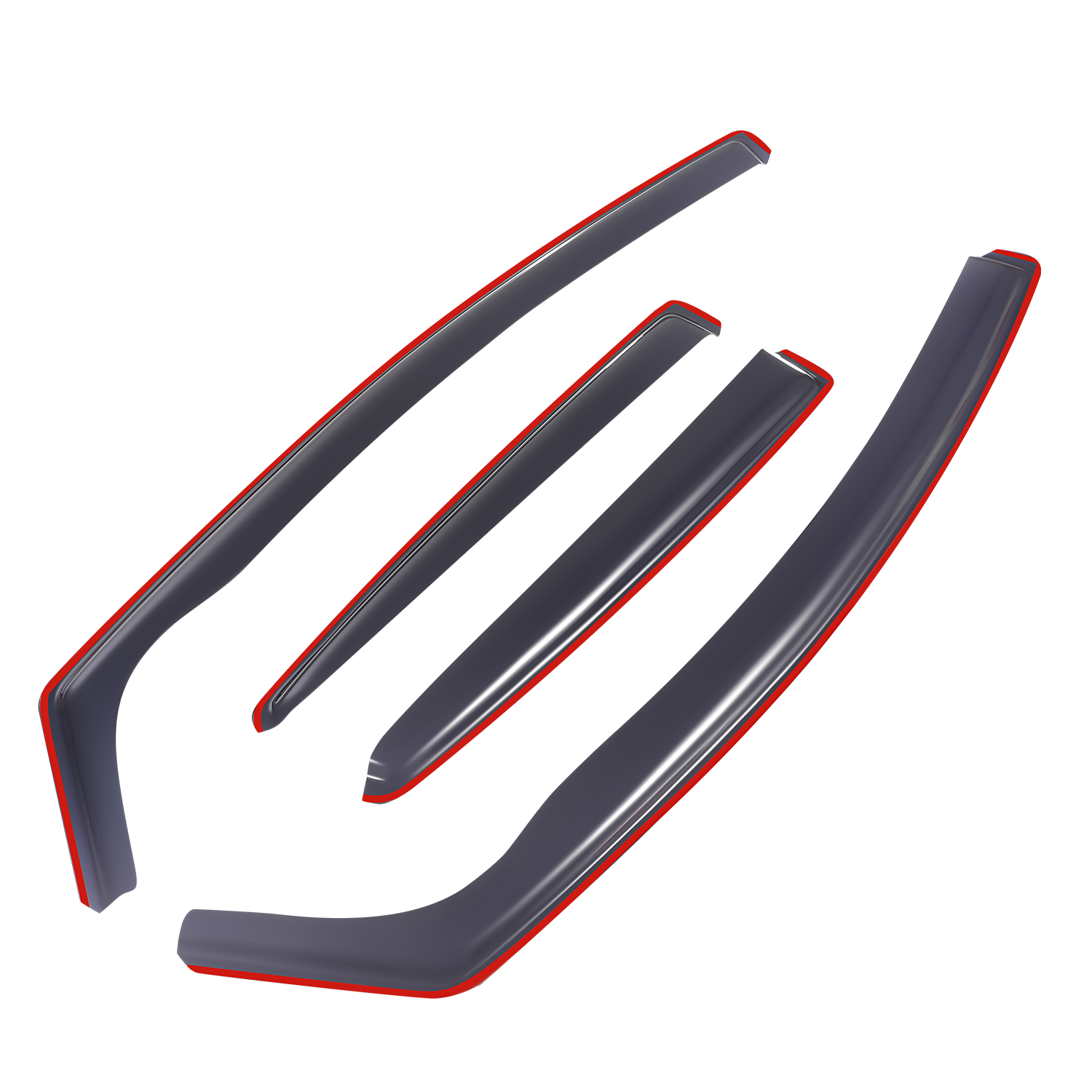 for FORD FOCUS MK3 Saloon Hatchback 5-D 2011-2018 4-pc Wind Deflectors ...