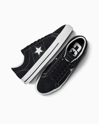Converse Cons One Star Pro Suede - Black/White [171327C] | eBay