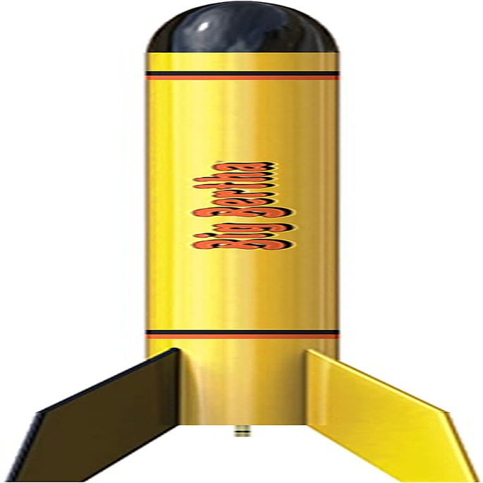 Estes Big Bertha Flying Model Rocket Kit W/ Parachute Recovery Skill ...