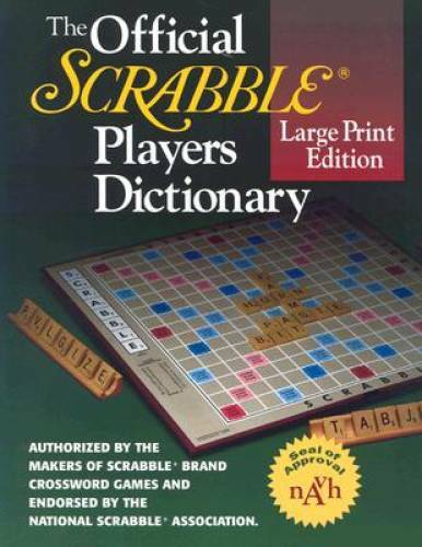 The Official SCRABBLE (r) Players Dictionary, Large Print Edition ...