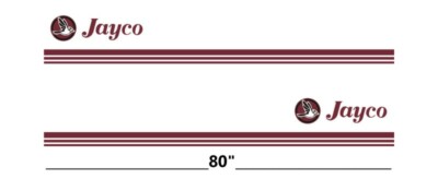 JAYCO POP UP popup Decal Kit Sticker Set RV camper trailer JAYFLIGHT ...