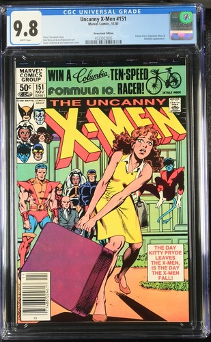 Uncanny X-Men #151 CGC 9.8 White NEWSSTAND | Marvel Comics 1981 / Emma ...