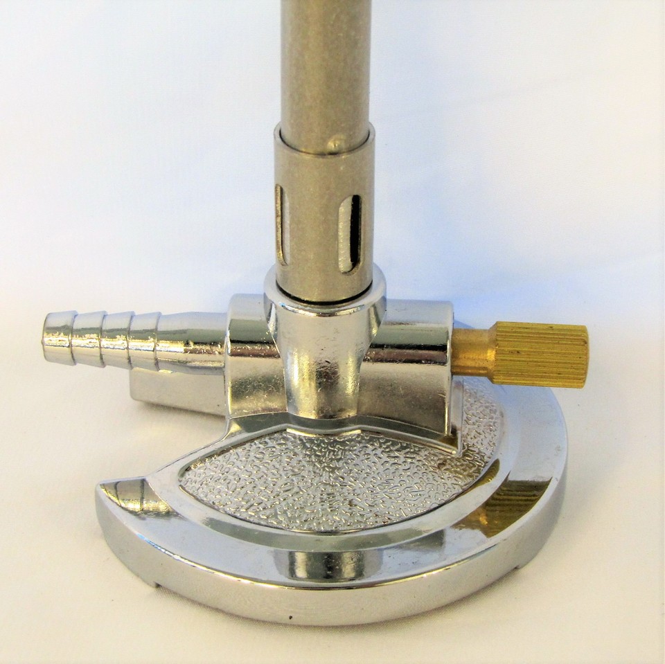 Lab Bunsen Burner Natural Gas Liquid Propane w Air Gas Adjustment ...