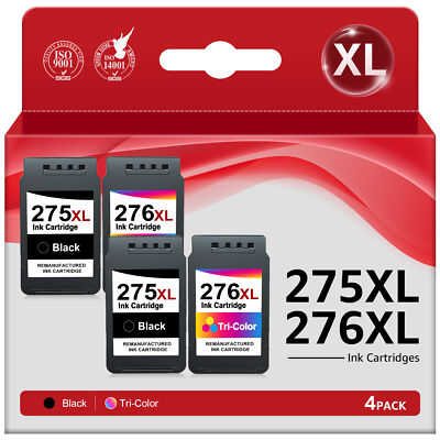 PG-275XL CL-276XL Ink Cartridge for Canon Pixma TS3500 Series TS3522 ...