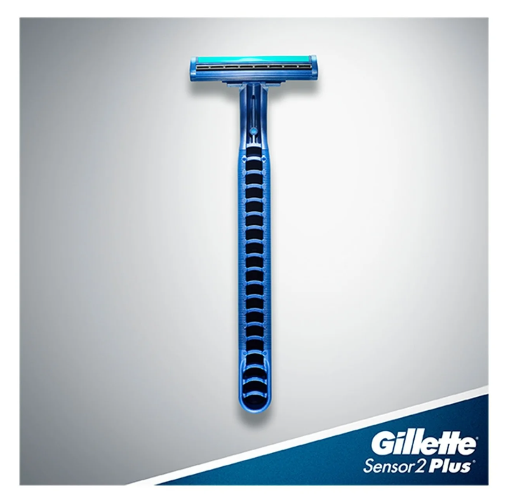 Gillette Sensor2 Plus Disposable Razor lubrastrip Pivot - 52 Razors ...
