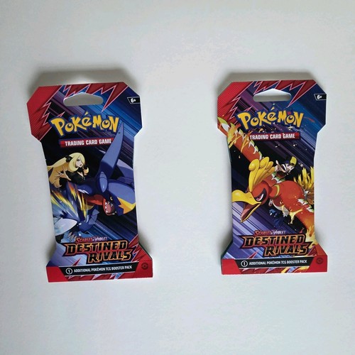Pokemon TCG Scarlet & Violet Destined Rivals Sleeved Booster Packs New ...