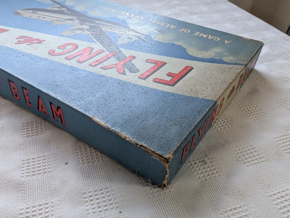 Vintage 1941 Parker Bros Board Game Flying the Beam - Complete! Very ...