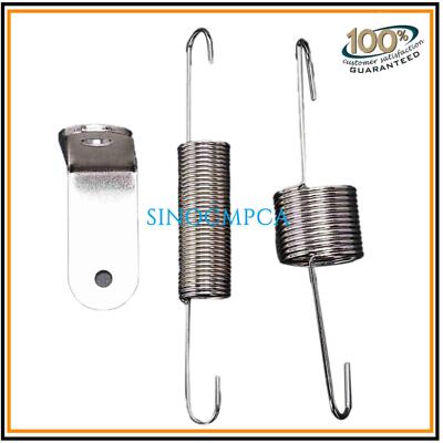 Set of Chrome Throttle Return Spring Bracket Double Spring For SBC BBC ...