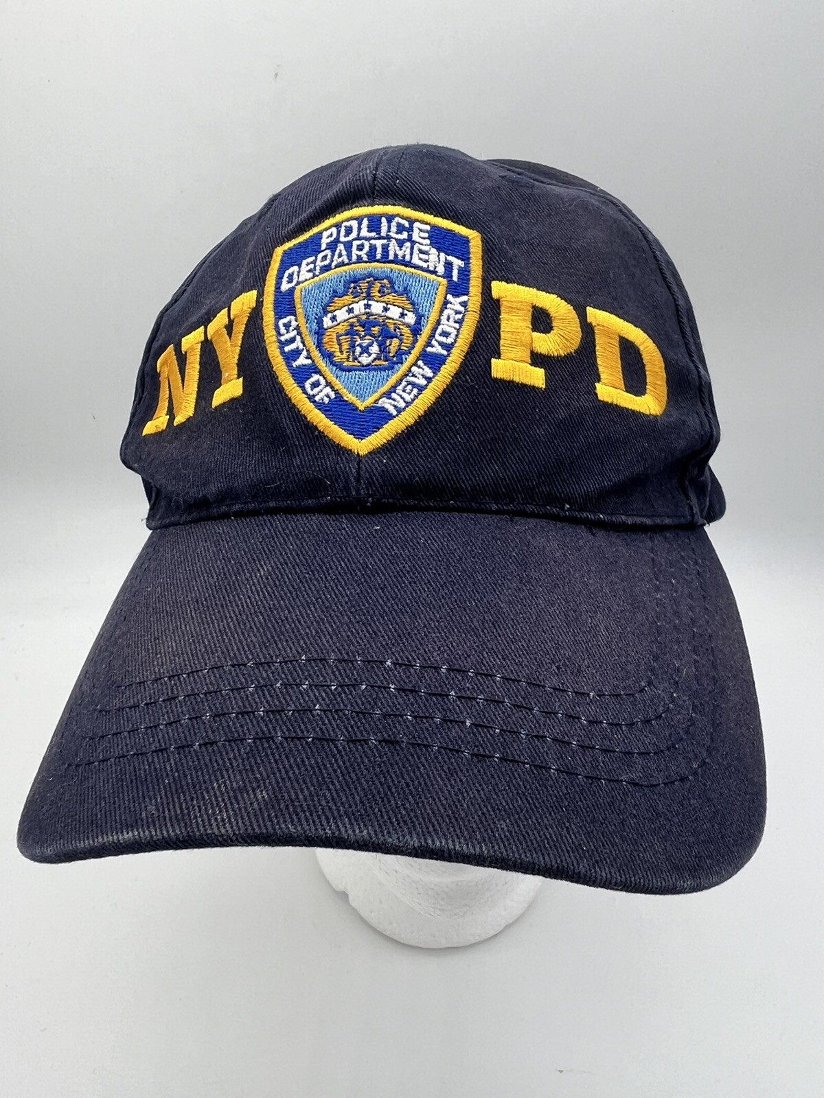 NYPD Police Department City of New York Blue Ball Cap Hat Embroidered ...