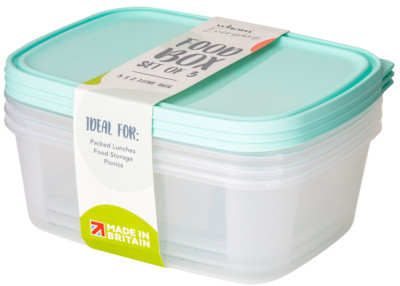 Wham Food Storage Box Container 2L - Set of 3 | eBay UK