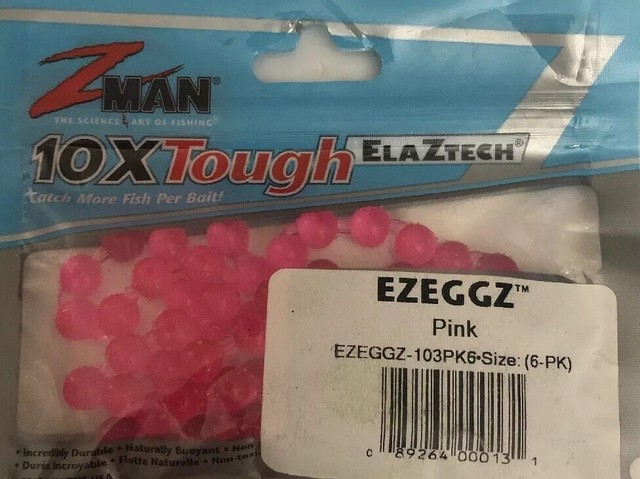EZ Eggs Floating Fishing Roe Bait Shrimp Flavor Pink Salmon Steelhead ...